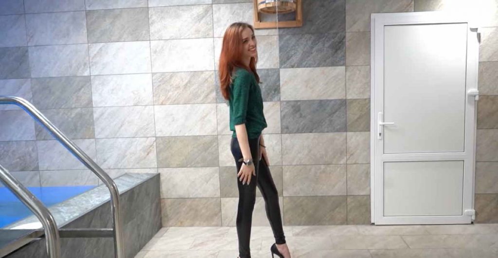 Dive into Adventure: Luda’s Brave Wetlook Swim in the Chilly Pool ...